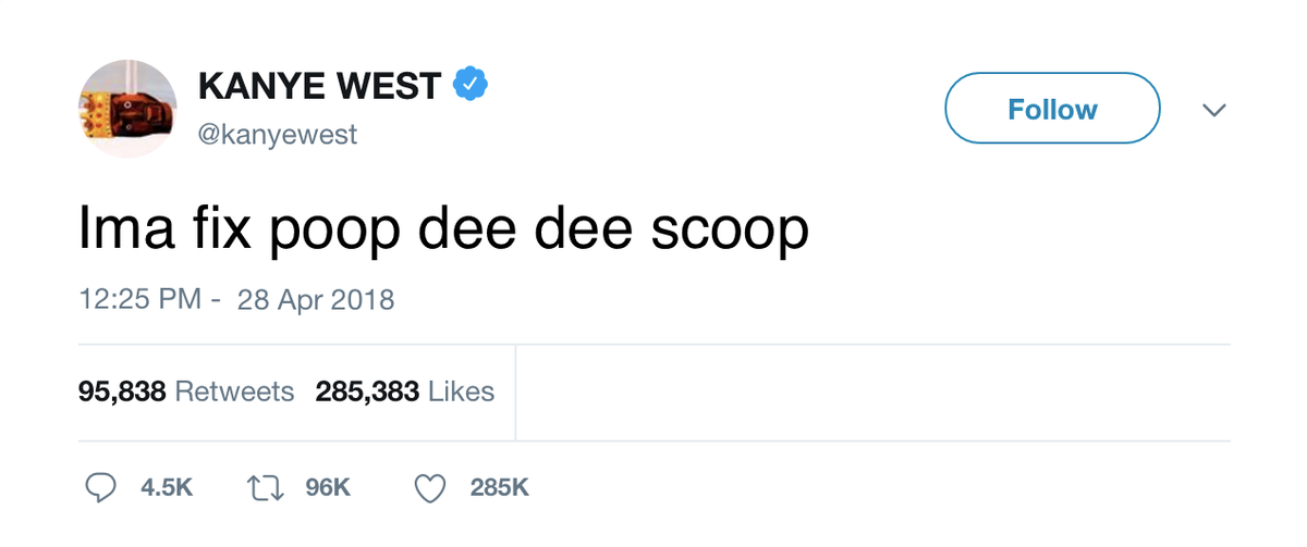 Kanye West - "Ima fix poop dee dee scoop" (Lift Yourself) | Tee Tweets
